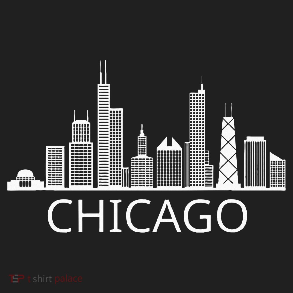Chicago Skyline Throwback Design Classic Hat | TShirtPalace