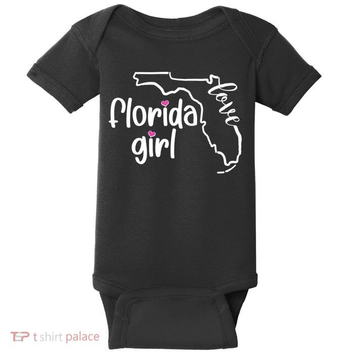 Cute Florida Girl Love Baby Bodysuit | TShirtPalace