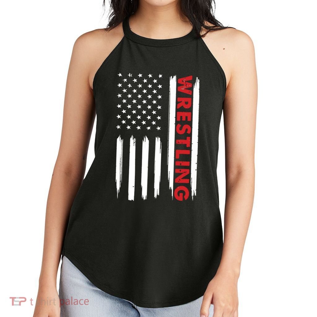 Cool Wrestling USA Design For Wrestling Coach Women's Perfect Tri ...