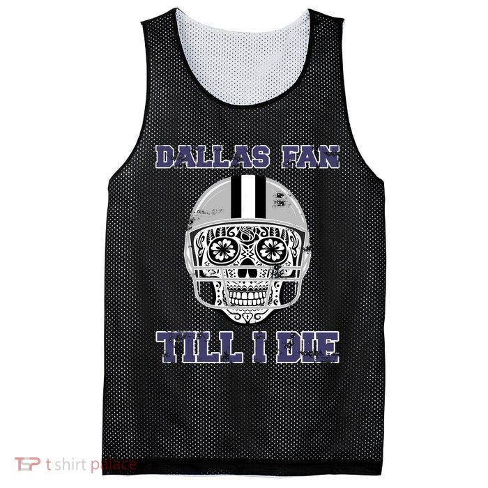 Dallas Fan Till I Die Mesh Reversible Basketball Jersey Tank | TShirtPalace