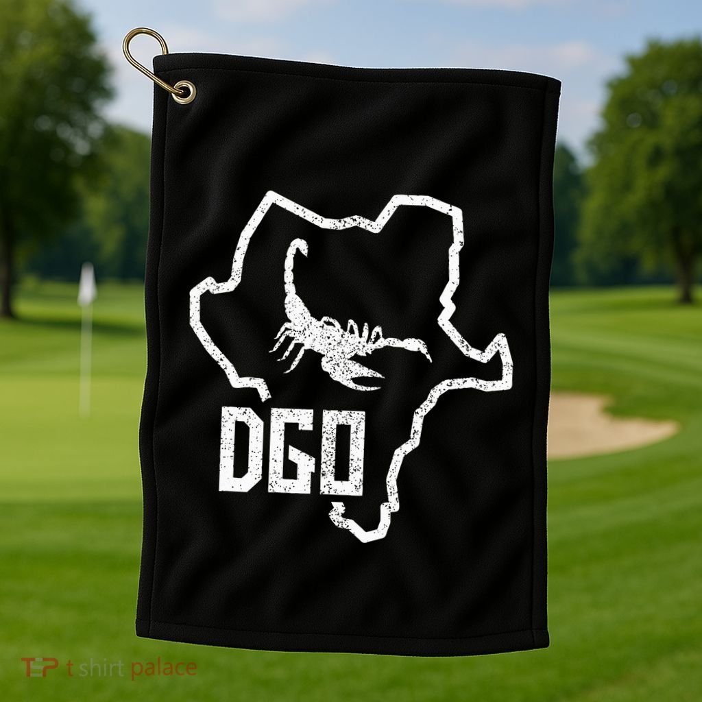 Durango Alacran Mexico Mapa Contorno De Dgo Golf Towel | TShirtPalace