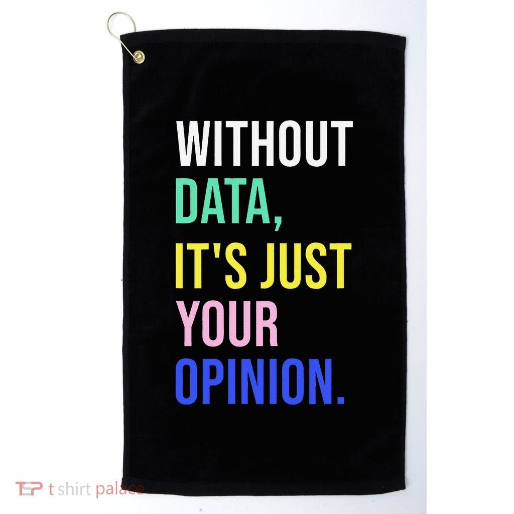 Data Analyst Statistics Statistician Funny Data Engineer Golf Towel ...