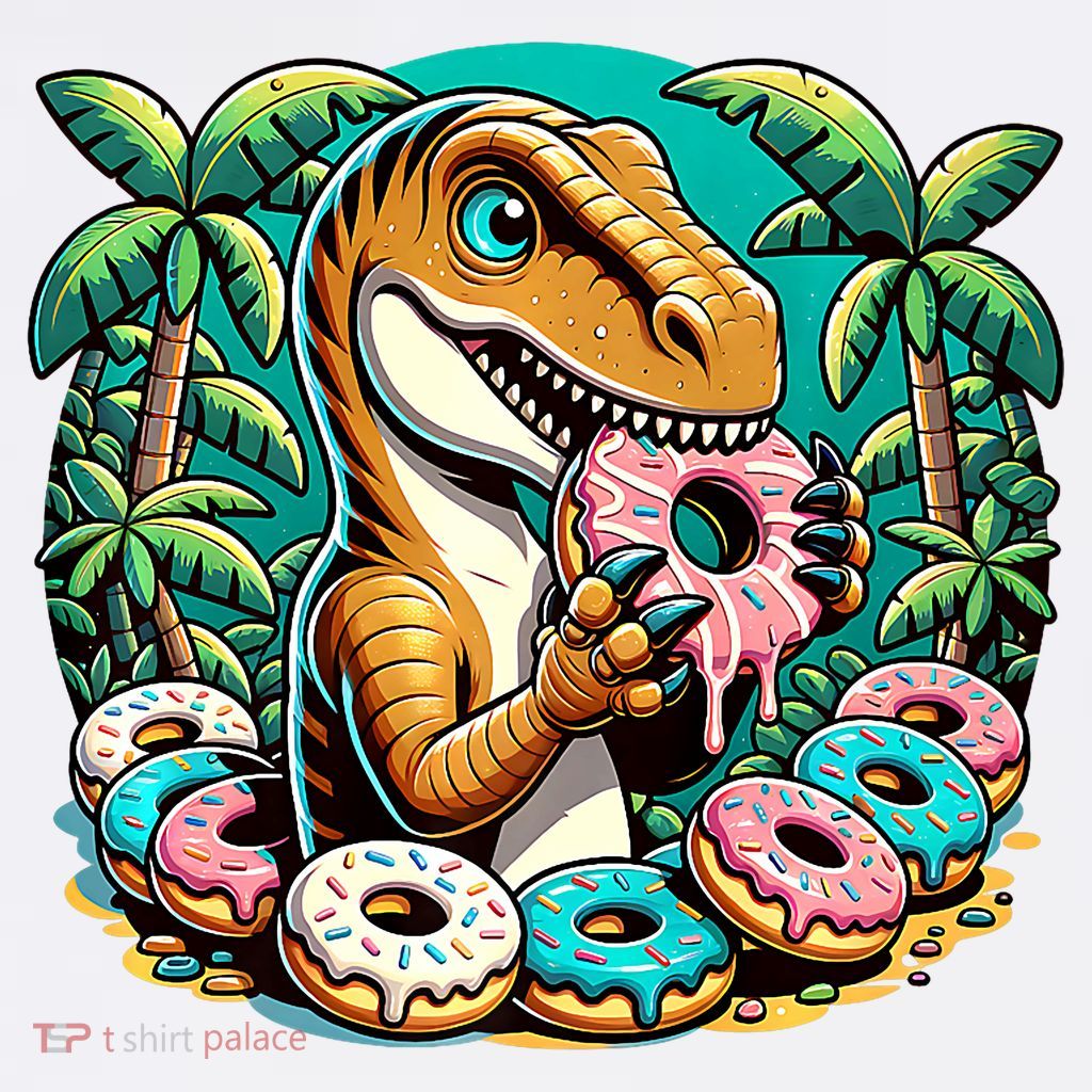 Dinosaur Donut Rex Donuts Funny T-Rex Donut Lover Premium Sweatshirt ...
