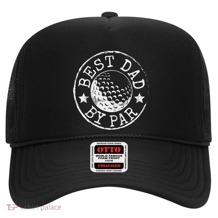 Disc Golf Dad Best Dad By Par Father's Day Disk Frisbee Trucker Hat ...