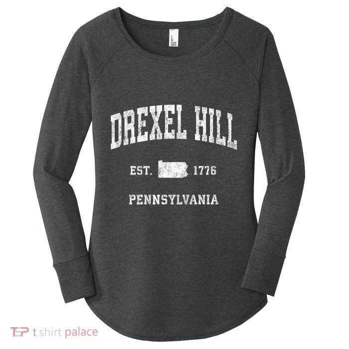Drexel Hill Pennsylvania Pa Vintage Athletic Sports Women's Perfect Tri ...