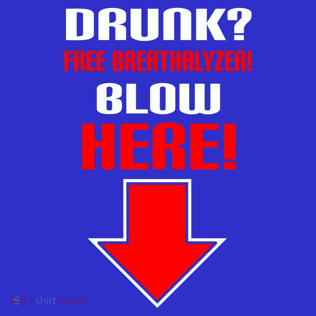 Drunk Free Breathalyzer Women's Racerback Tank | TShirtPalace