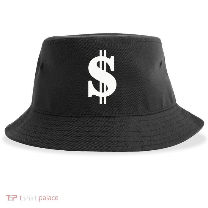 Dollar Sign Sustainable Bucket Hat | TShirtPalace