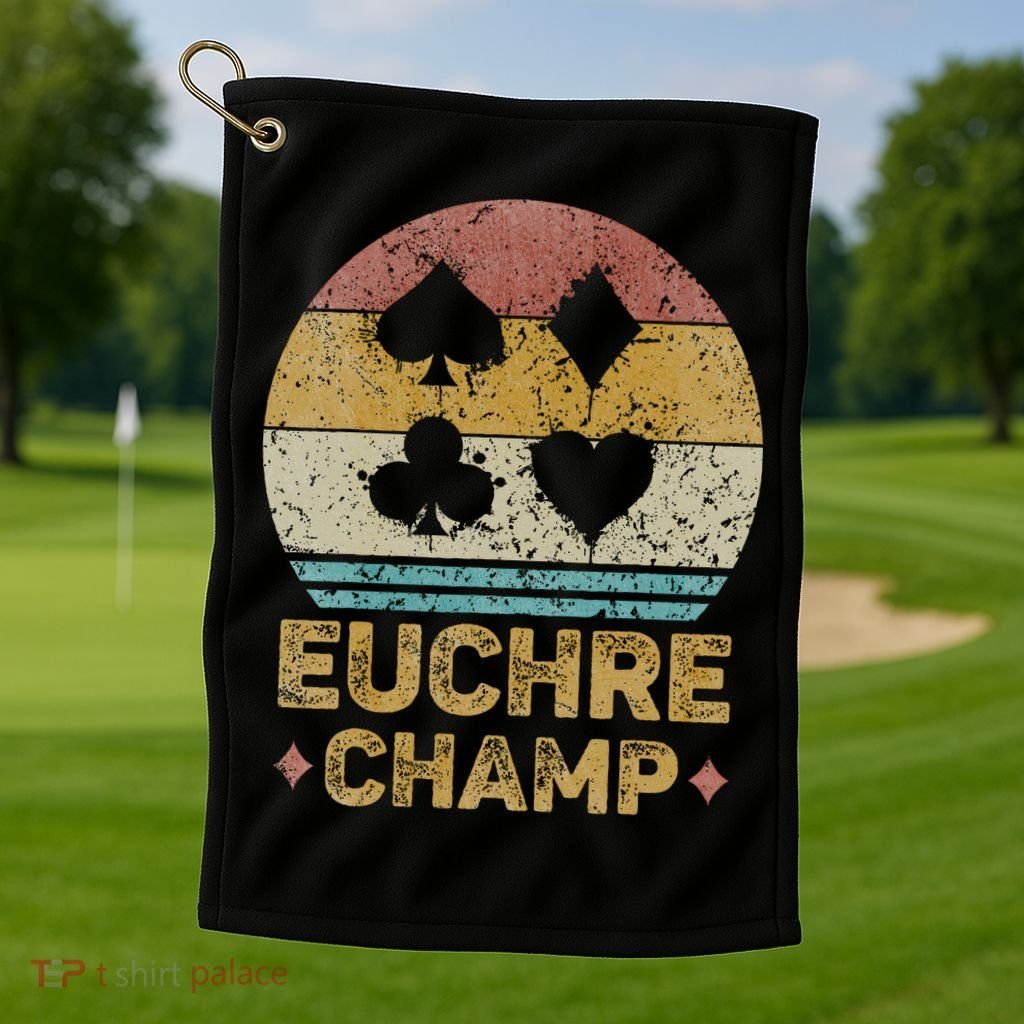 Euchre Champ Funny Vintage Euchre Board Game Platinum Collection Golf ...