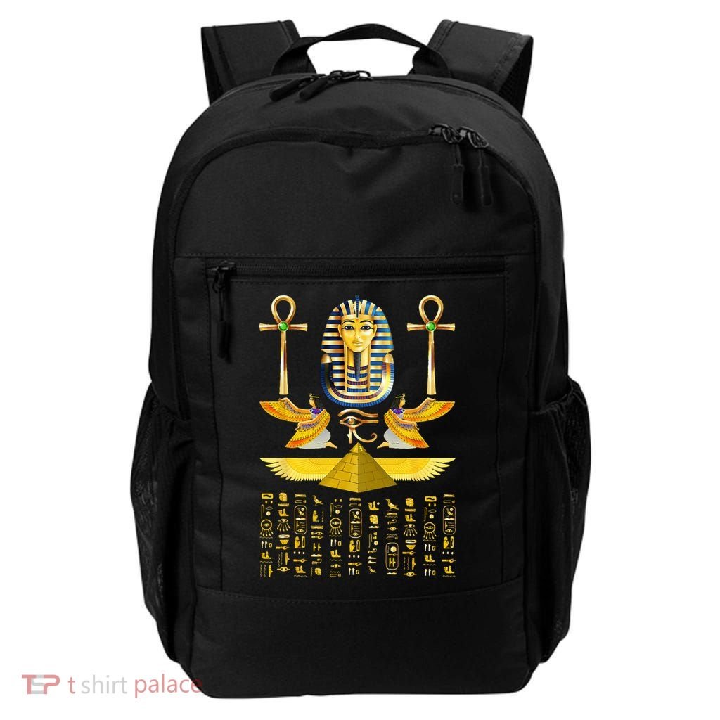 Egyptian Pyramids Pharaoh Tut King Tutankhamun Backpack | TShirtPalace