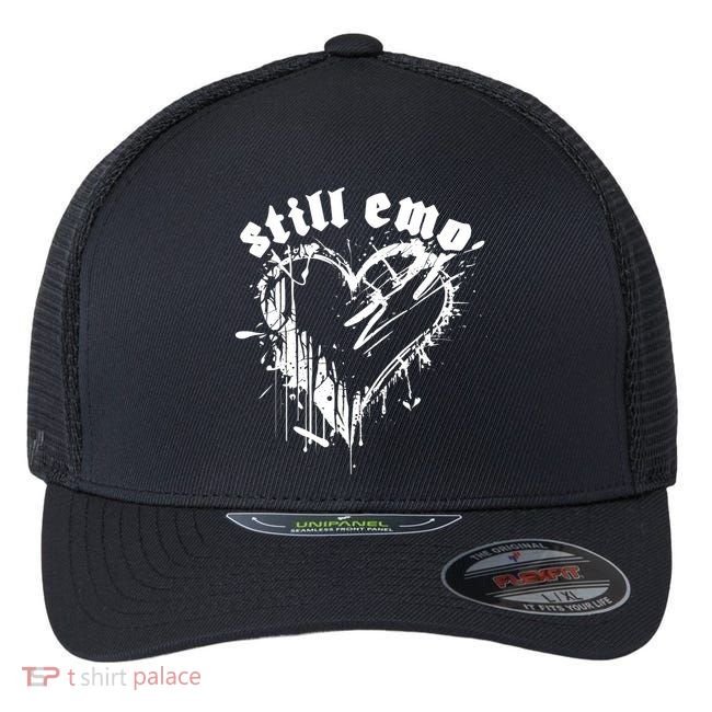 Emo Rock Still Emo 2000s Emo Ska Pop Punk Band Music Flexfit Unipanel ...