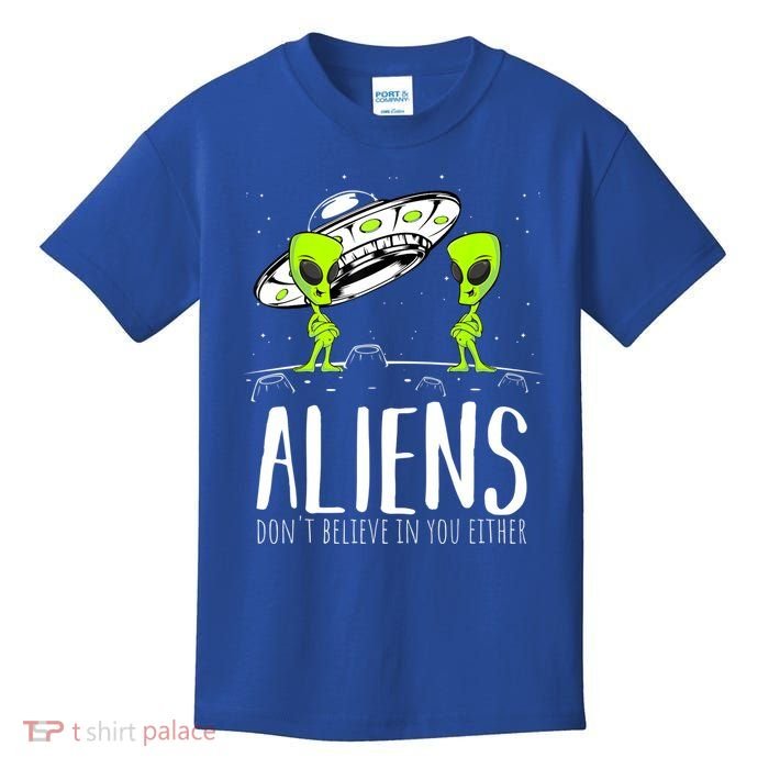Funny Aliens Space Planets Stars Science Fans Lover Kids T-Shirt ...