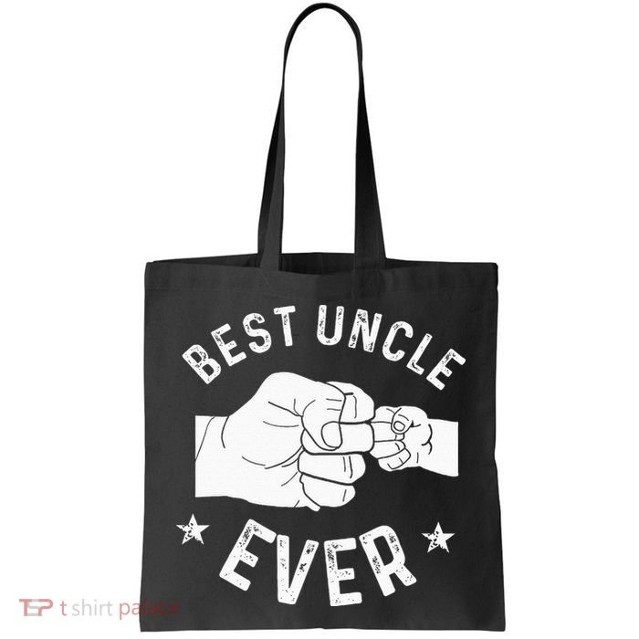 Funny Best Uncle Ever Fist Bump Tote Bag | TShirtPalace