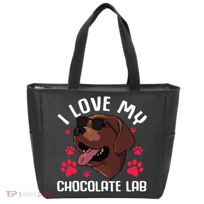 Funny Chocolate Labrador Retriever Gift Men Women Lab Lover Bag ...