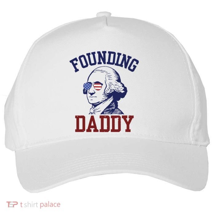 Founding Daddy George Washington Five-Panel Snapback Cap | TShirtPalace