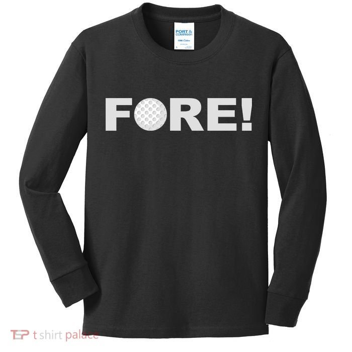 Fore Golf Kids Long Sleeve Shirt | TShirtPalace