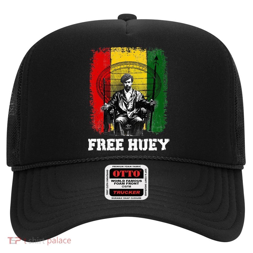 Free Huey Black History & African Roots Afro Empowerment Hat