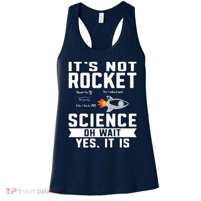 Funny Its Not Rocket Science Aerospace Engineer Equation Women's Tank ...