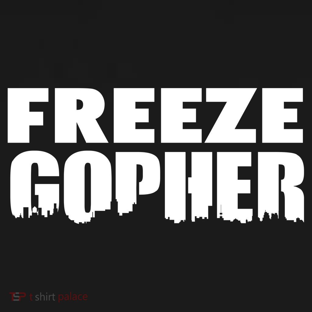 Freeze Gopher Logo Button | TShirtPalace