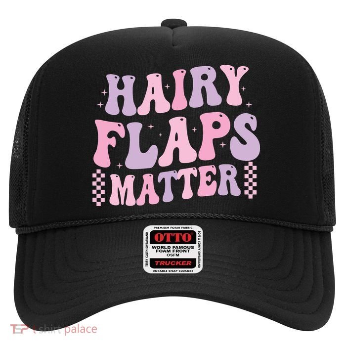 Funny Saying Hairy Flaps Matter Rude Joke Naughty Trucker Hat ...
