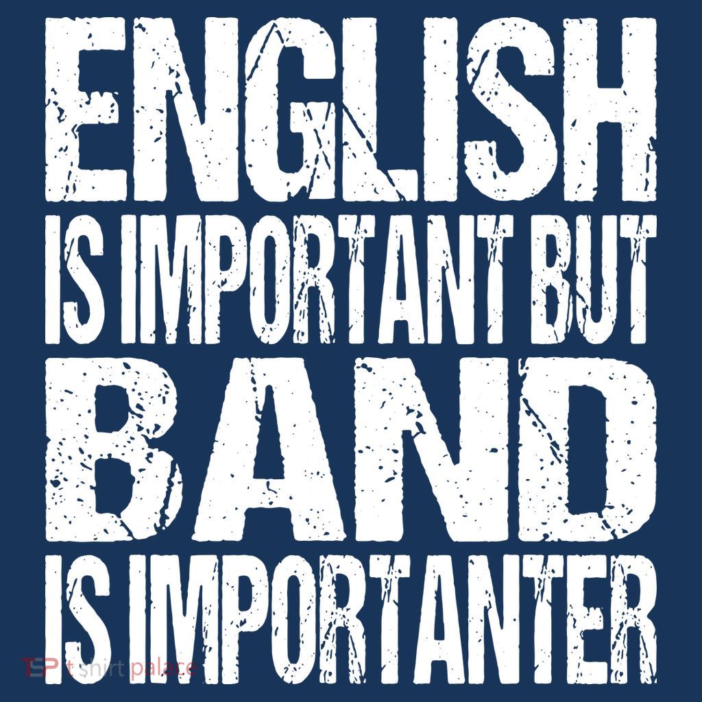 Funny School Marching Band Quote English Joke Button