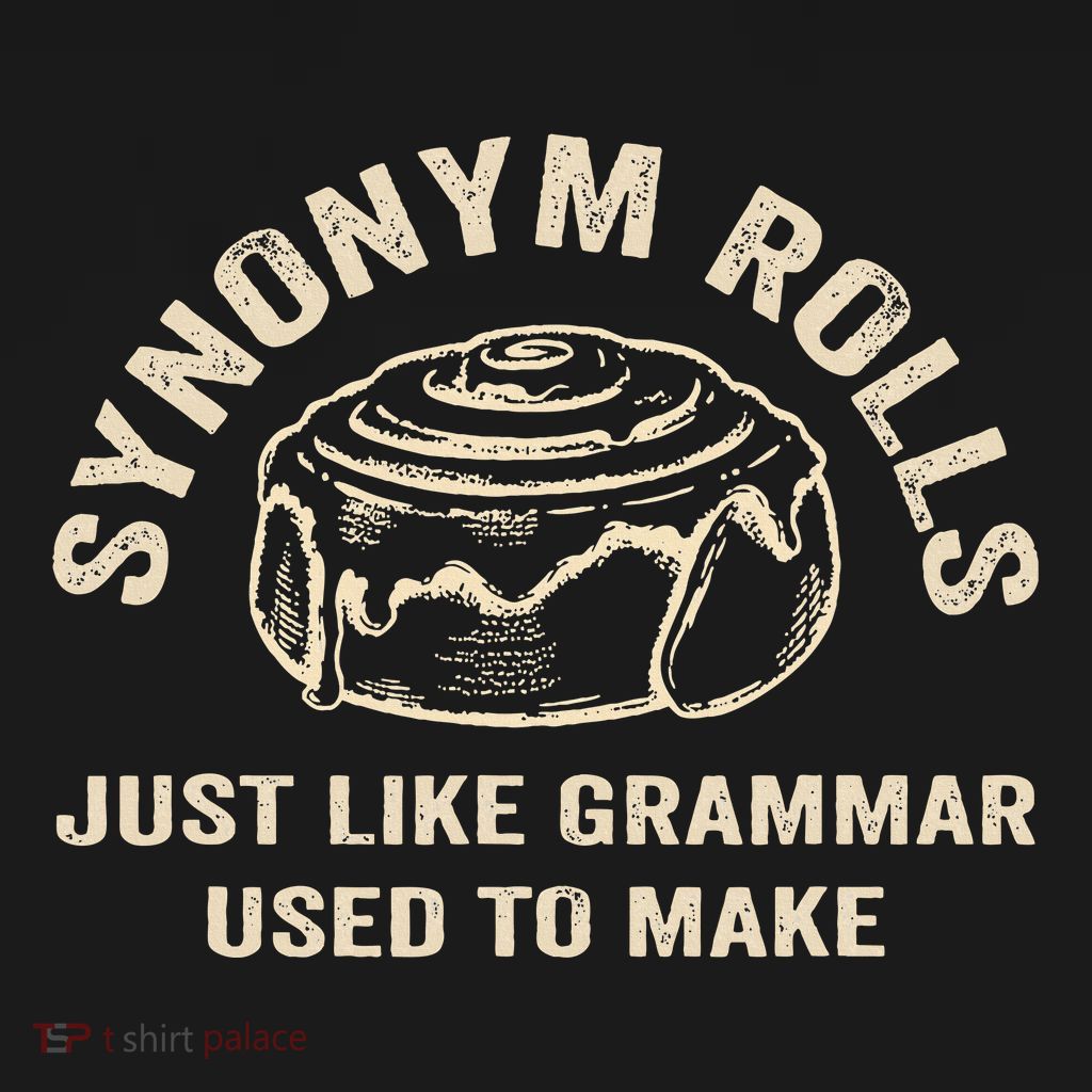 Funny Synonym Rolls Joke Cinnamon Rolls Grammar Pun Teacher Ornament ...