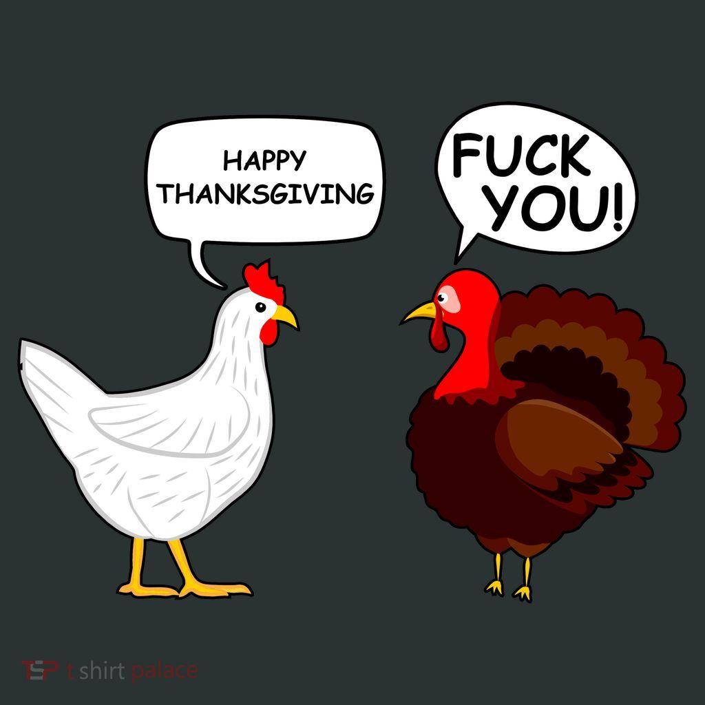 Funny Happy Thanksgiving Chicken Vs Turkey Button | TShirtPalace