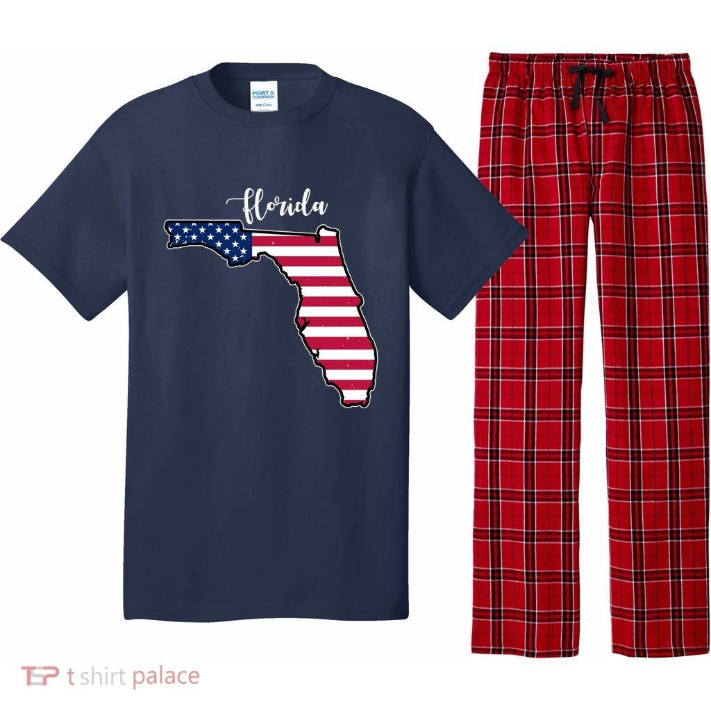 Florida United States Map Pajama Set | TShirtPalace