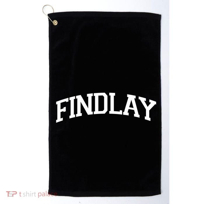 Findlay Varsity Style Logo Platinum Collection Golf Towel | TShirtPalace