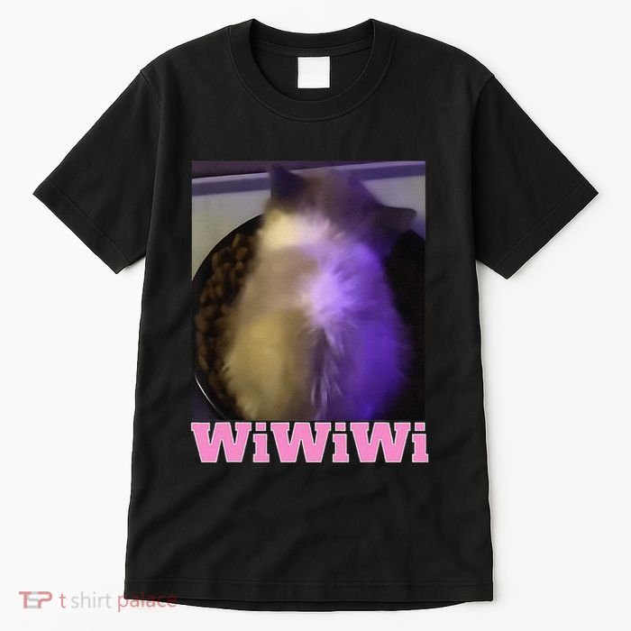 Funny Wiwiwi Cat Meme Viral Gen Z Trend Brainrot Tall T-Shirt ...