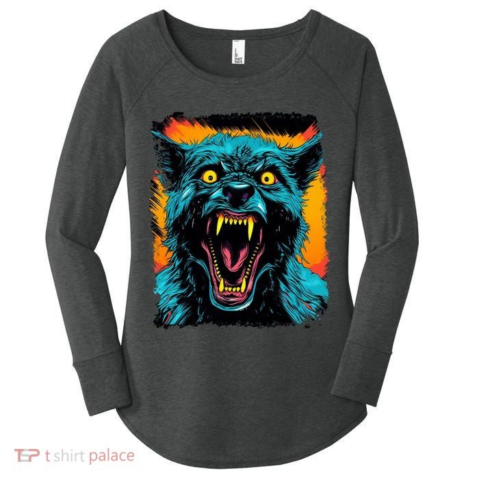 Frightnightfits Werewolf Halloween Women's Perfect Tri Tunic Long ...