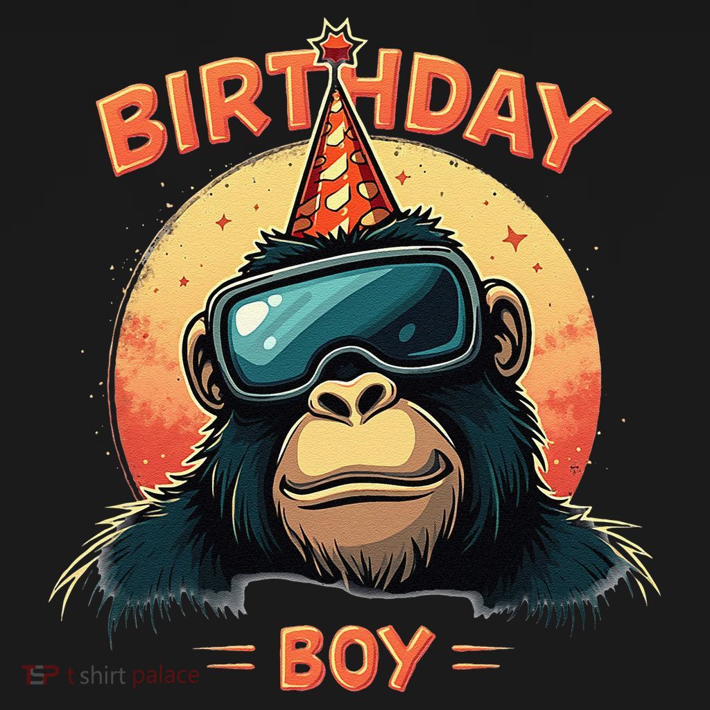 Gorilla Birthday Decorations Monkey Tag VR Gamer for Pajama Set ...