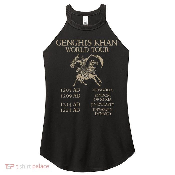Genghis Khan Historic Mongol Asian History Women's Perfect Tri Rocker ...