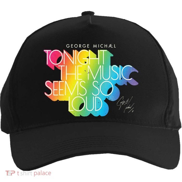 George Michael Tonight The Music Retro Rainbow Five-Panel Snapback Cap ...