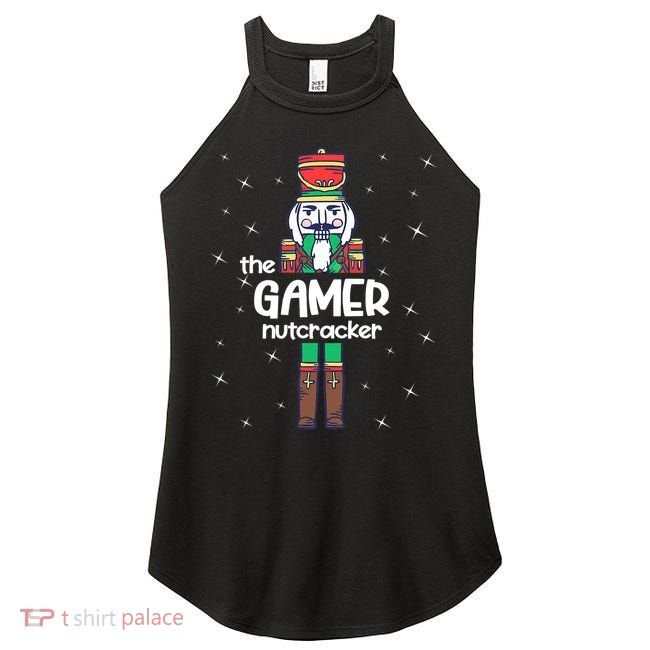 Gamer Nutcracker Family Matching Funny Pajama Women's Perfect Tri ...