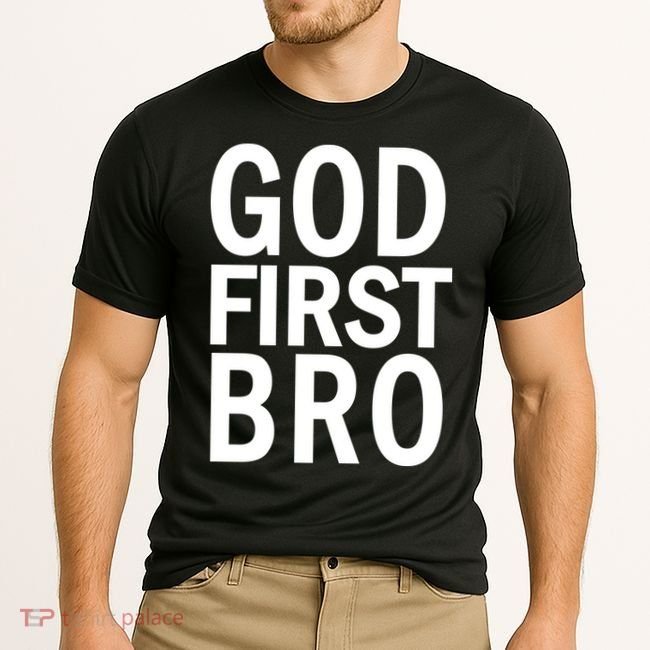 God First Bro Christian Cooling Performance Crew T-Shirt | TShirtPalace