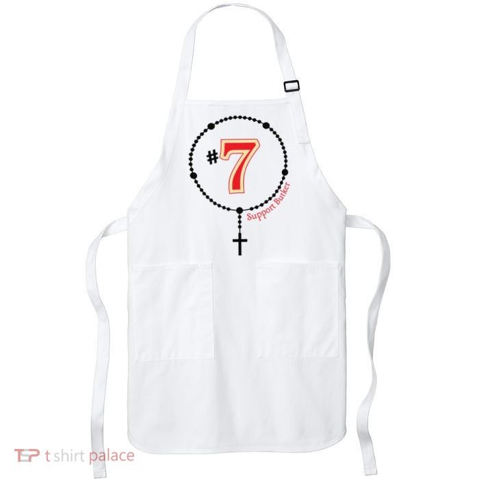 Harrison Butker #7 Butker Catholic Full-Length Apron With Pockets ...