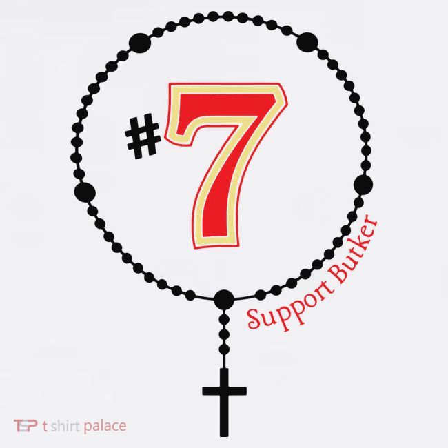Harrison Butker #7 Butker Catholic Full-Length Apron With Pockets ...
