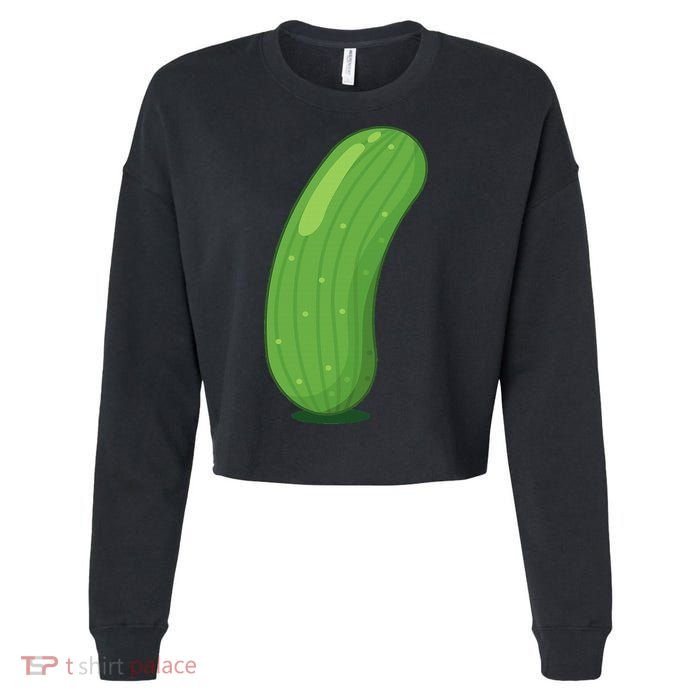 Halloween Diy Cucumber Pickle Veggie Costume Cropped Pullover Crew ...