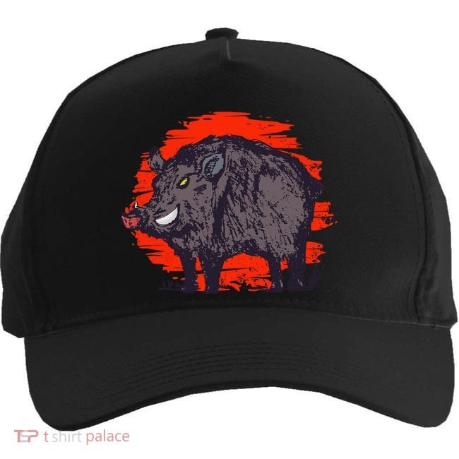 Hog Hunting Boar Wild Hog Five-Panel Snapback Cap | TShirtPalace