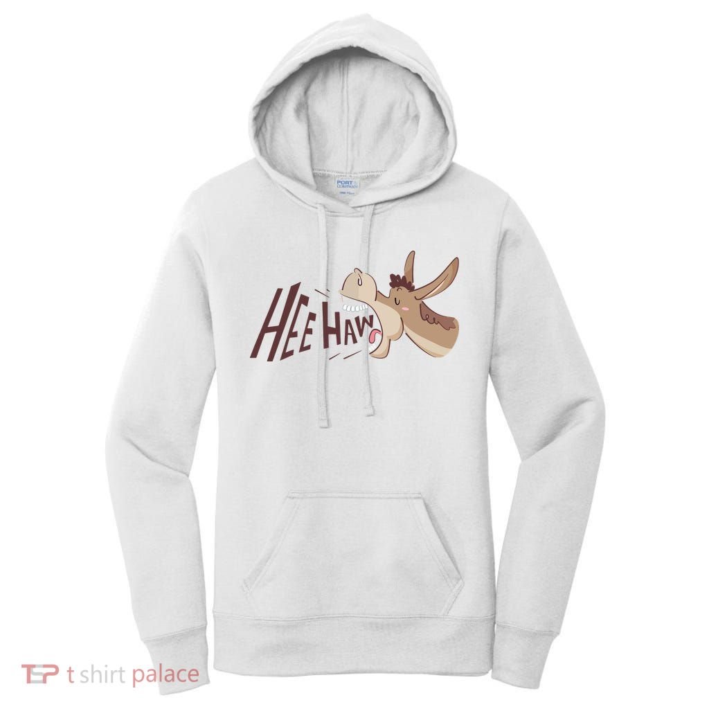 Hee Haw Funny Donkey Laughs Women's Hoodie | TShirtPalace