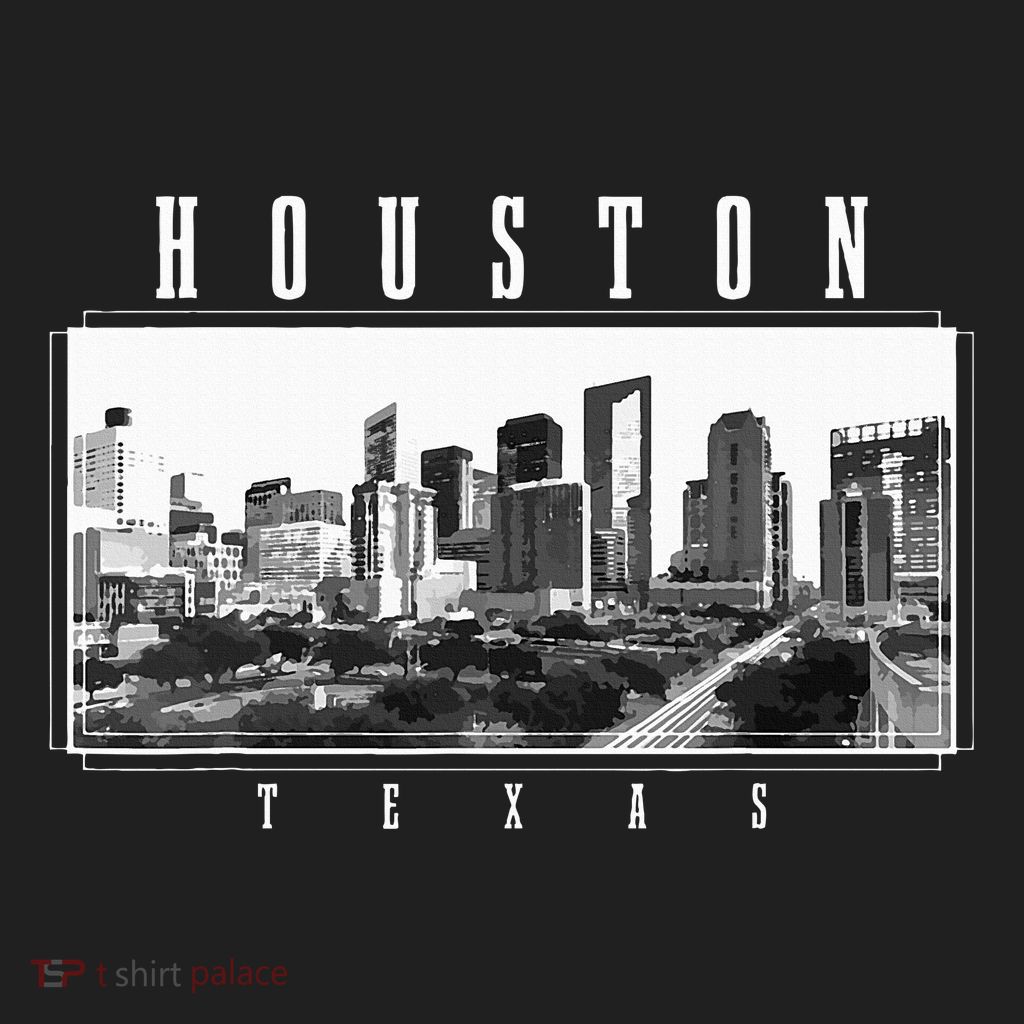 Houston Skyline Texas Pride Vintage Houston Five-Panel Snapback Cap ...