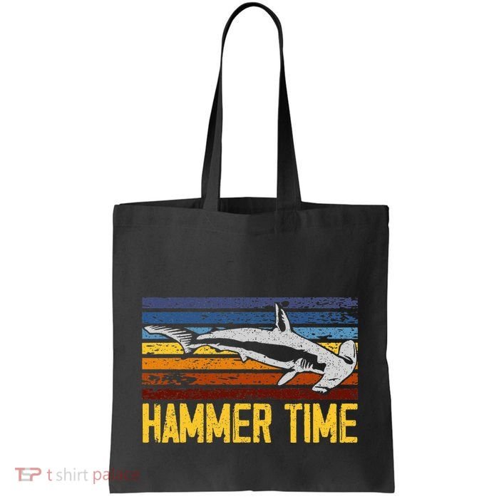 Hammer Time Hammerhead Shark Marine Biology Animal Tote Bag | TShirtPalace
