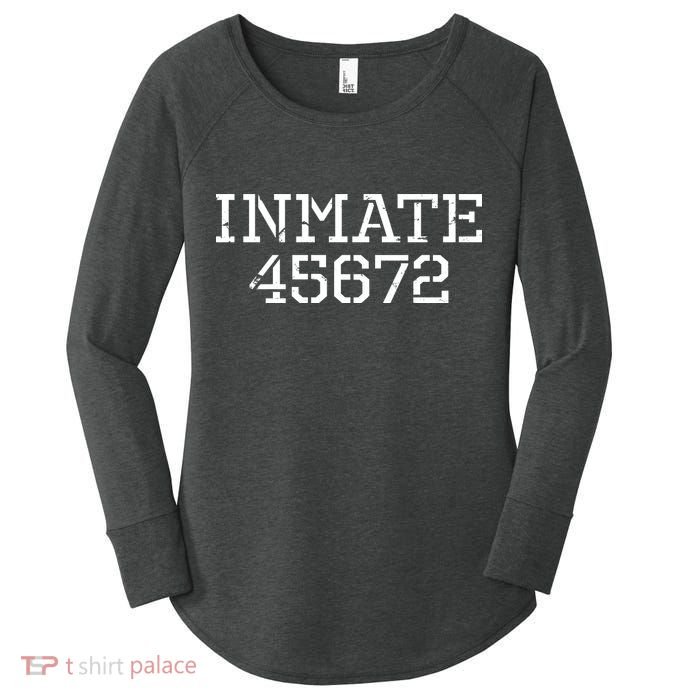 Inmate 45672 Jail Halloween Costume Women's Perfect Tri Tunic Long ...
