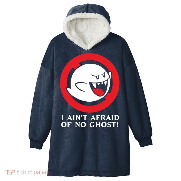 I Ain't Afraid Of No Ghost Hooded Wearable Blanket | TShirtPalace