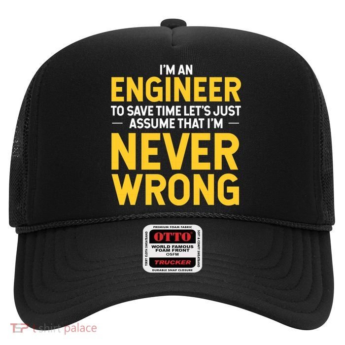 I'm An Engineer To Save Time Hat | TShirtPalace