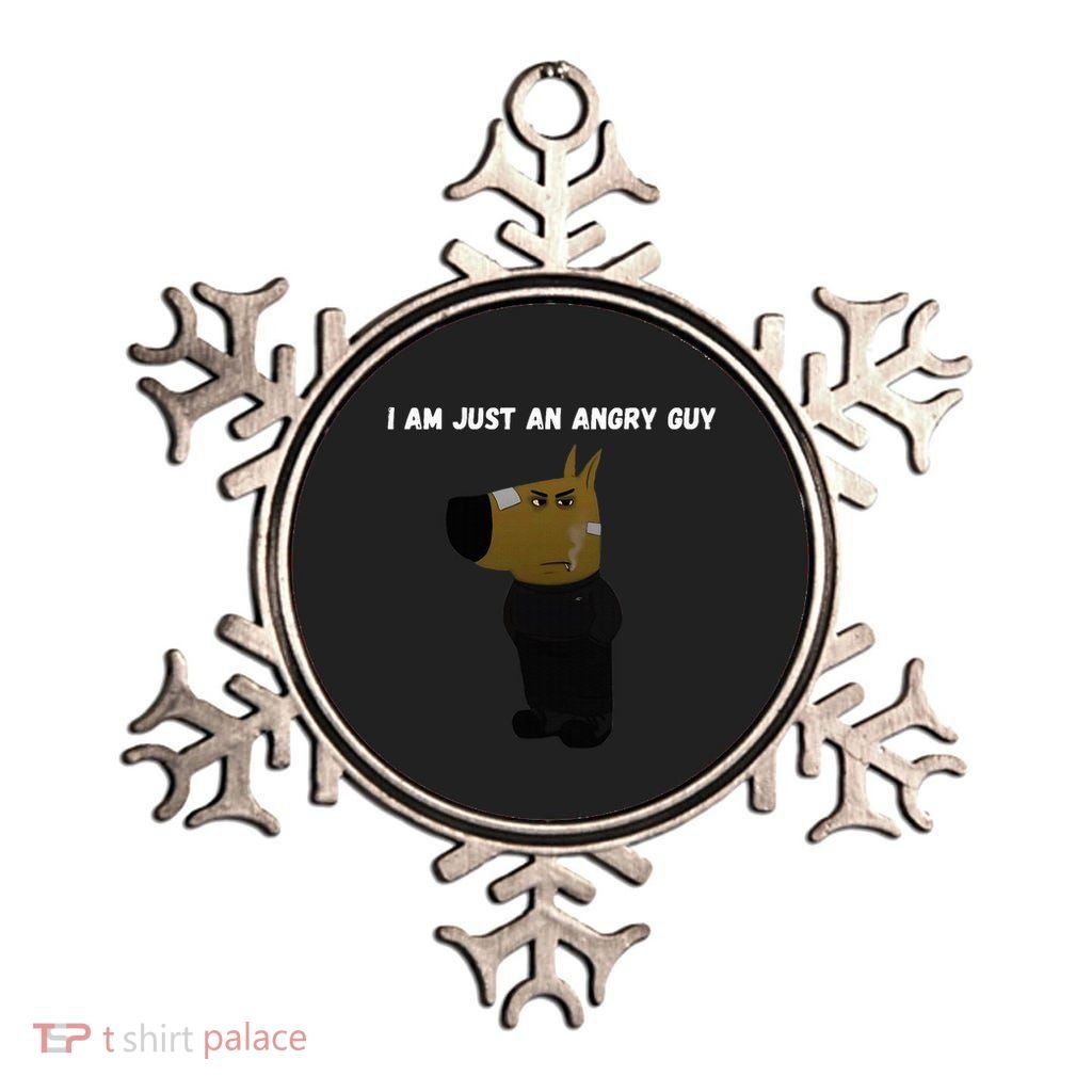 I Am Just An Angry Guy Meme Funny Ornament | TShirtPalace