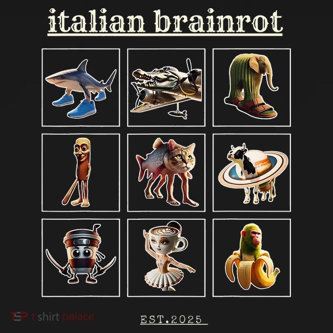 Italian Brainrot Characaters Meme Gen Z Funny Humor Button | TShirtPalace