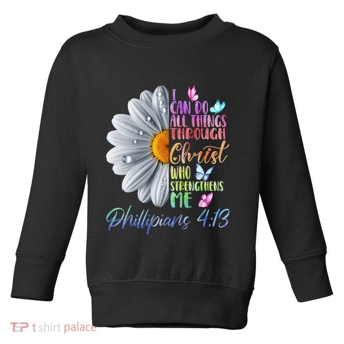 I Can Do All Things Through Christ Butterfly Art Religious Toddler ...