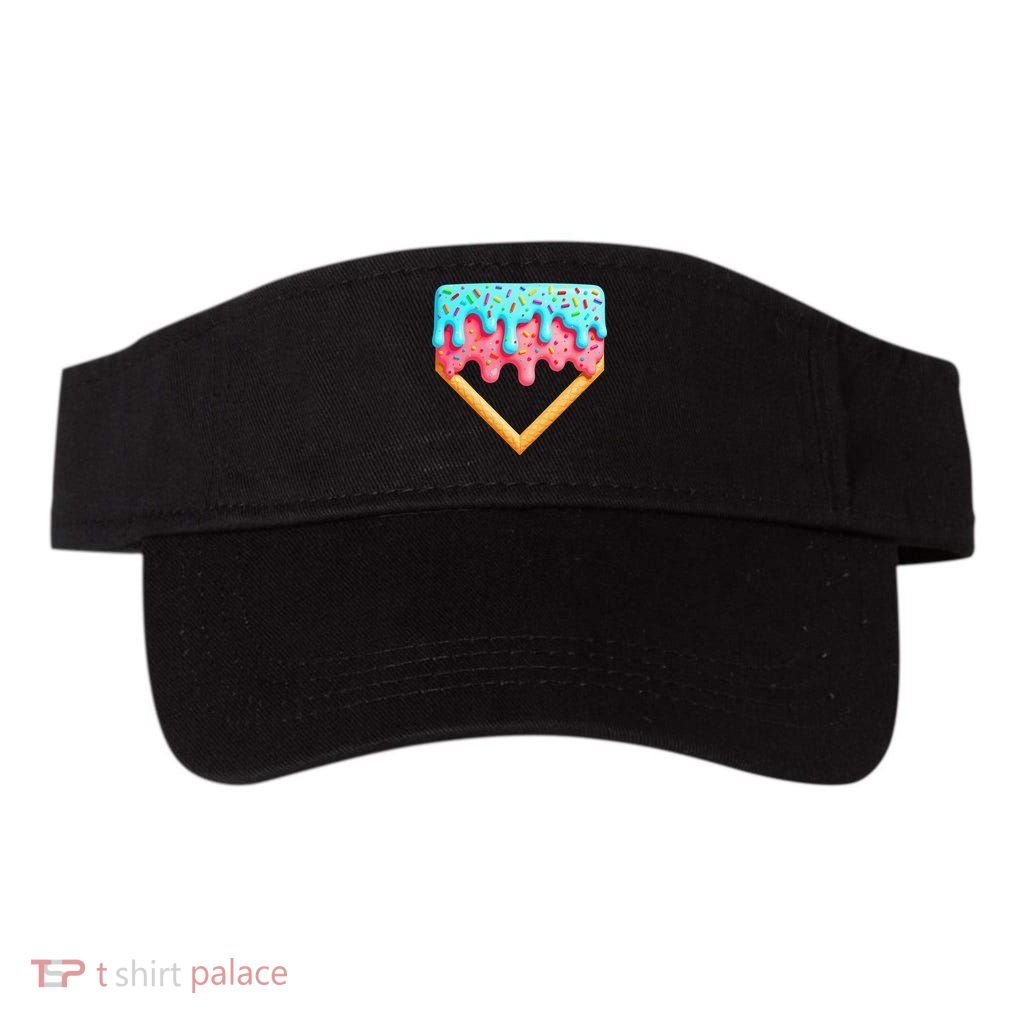 Ice Cream Drip Baseball Stuff Baseball Home Plate Dripping Valucap Bio ...
