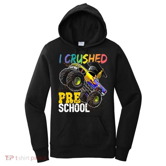 I Crushed Preschool Monster Truck Graduation Cap Gift Boys Women's ...